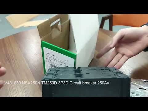 LV431830 NSX250N TM250D MCCB 3P3D Electric compact Circuit breaker ...